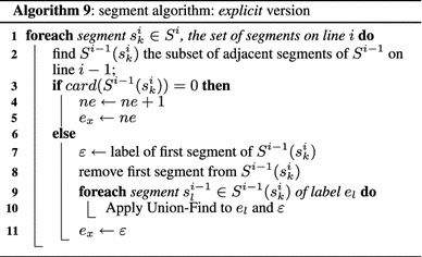 Light speed labeling: efficient connected component labeling on RISC ...
