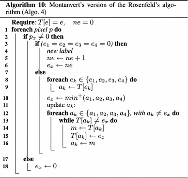 Light speed labeling: efficient connected component labeling on RISC ...