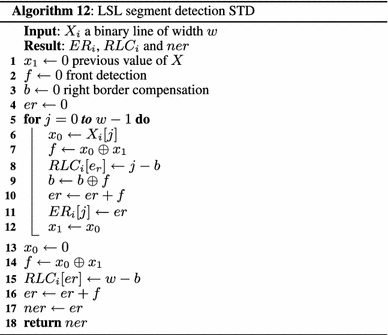 Light speed labeling: efficient connected component labeling on RISC ...