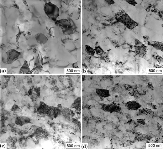 Mechanical Properties, Dislocation Density and Grain Structure of ...
