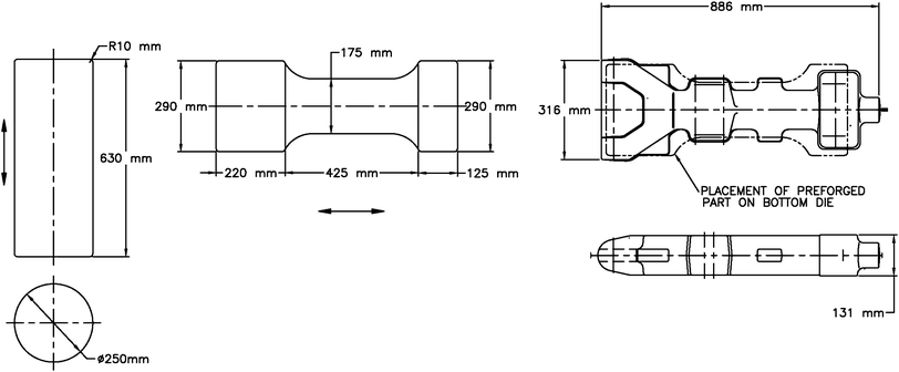 Simulations and Experiments of Hot Forging Design and Evaluation of the ...