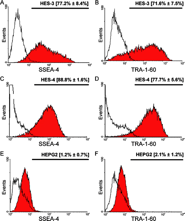 Separation of SSEA-4 and TRA-1–60 Labelled Undifferentiated Human ...