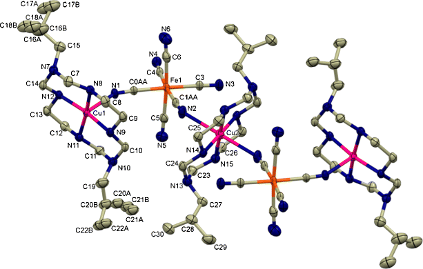 Copper(II) complex as a precursor for formation of cyano-bridged ...