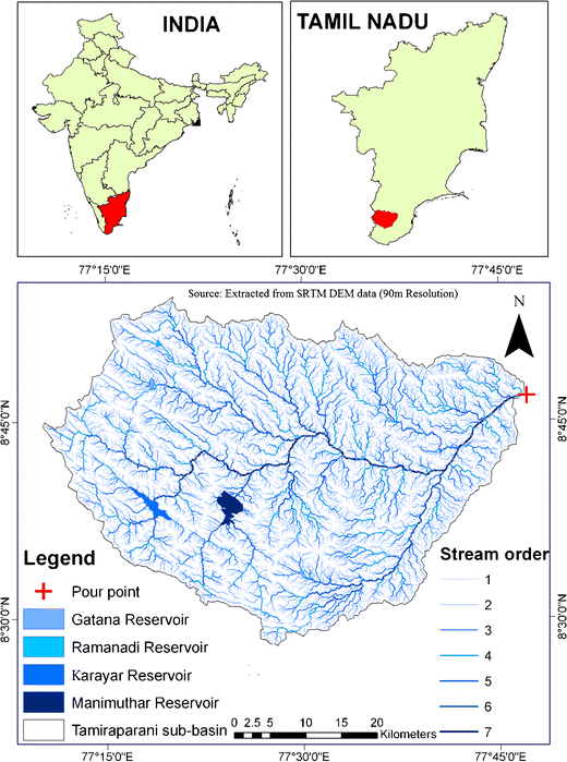 GIS model-based morphometric evaluation of Tamiraparani subbasin ...
