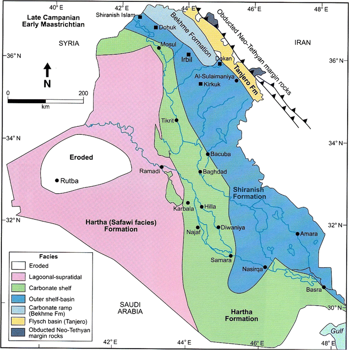 Sequence stratigraphy of Shiranish Formation in Dokan area, Northern ...