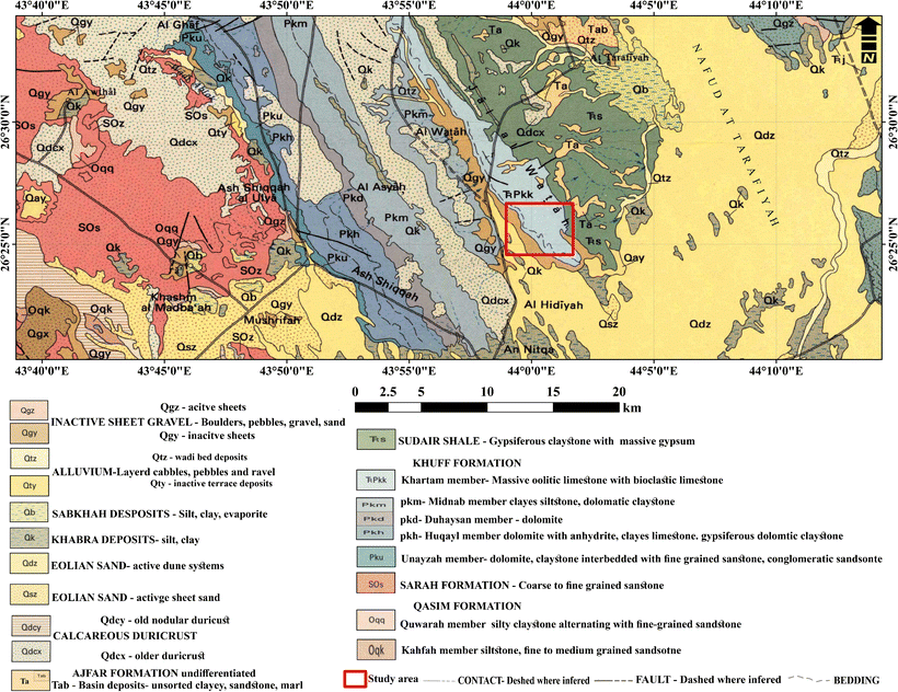 Imaging fracture distributions of the Al-Khuff Formation outcrops using ...