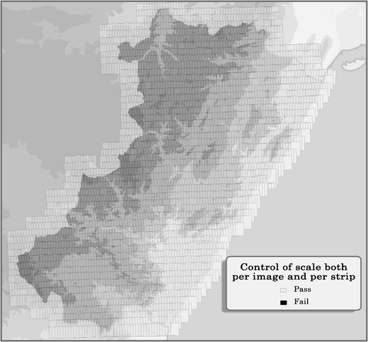 Analysis of the ground sample distance on large photogrammetric surveys ...