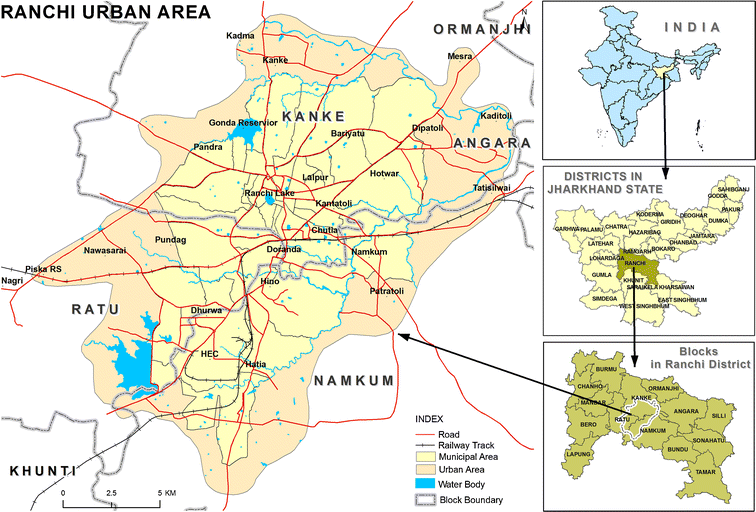 Evaluating the Long-term Urban Expansion of Ranchi Urban Agglomeration ...
