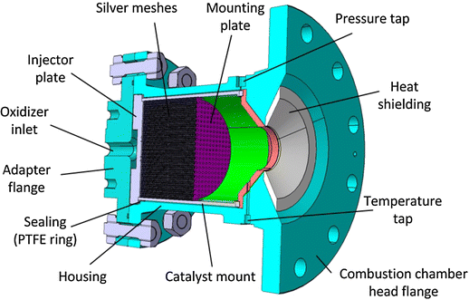 Enhanced development of a catalyst chamber for the decomposition of up ...