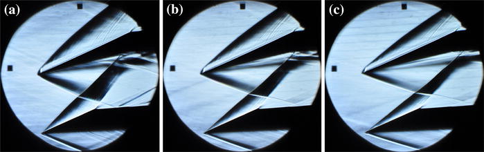 Schlieren techniques for the visualization of an expansion fan/shock ...
