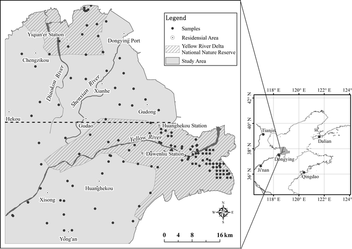 The spatial distribution characteristics of soil salinity in coastal zone of the Yellow River ...