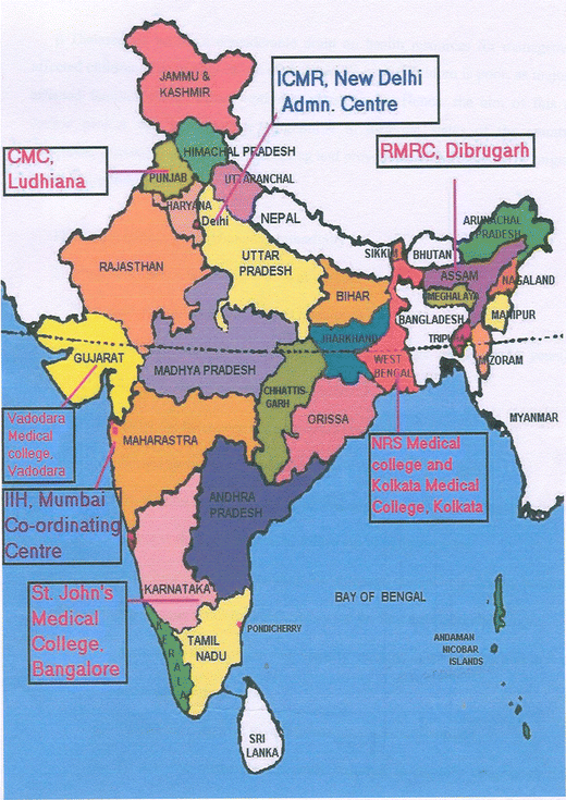 Prevalence of β-thalassemia and other haemoglobinopathies in six cities ...