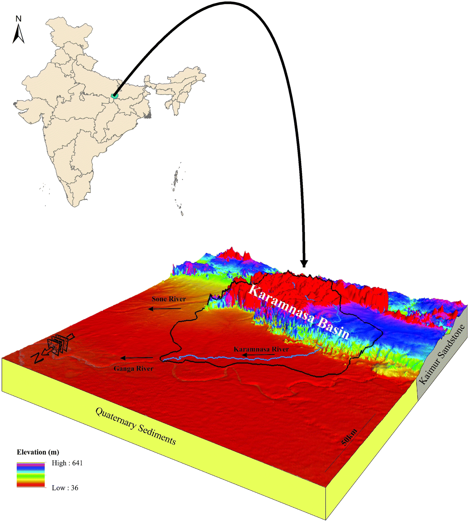 Morphometric analysis using SRTM and GIS in synergy with depiction: a ...