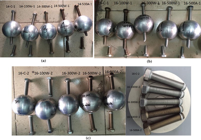 Experimental Study on Residual Mechanical Properties of Bolt-Sphere ...