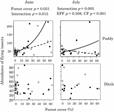 Spatio-temporal dynamics of generalist predators ( Tetragnatha spider ...