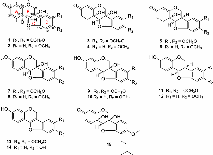 Pterocarpadiols A–D, Rare 6a,11b-Dihydroxypterocarpans from Derris ...