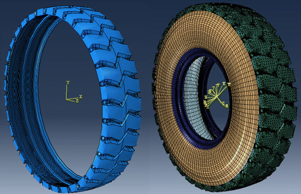Modeling of truck tire curing process by an experimental and numerical ...
