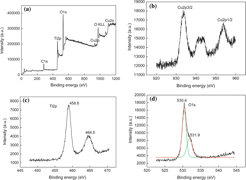 An Energy-Efficient Electrochemical Method for CuO–TiO2 Nanotube Array ...