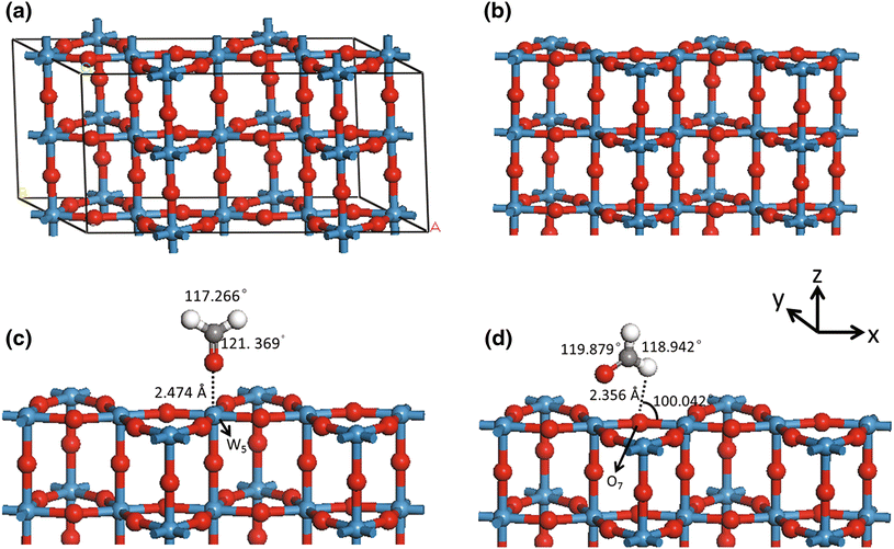 First-Principles Study on Hexagonal WO3 for HCHO Gas Sensing ...