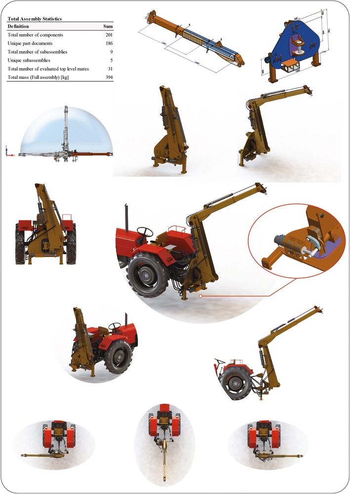 Design and structural optimisation of a tractor mounted telescopic boom ...