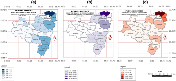 An effort of mapping the income inequality in the district of Purulia ...