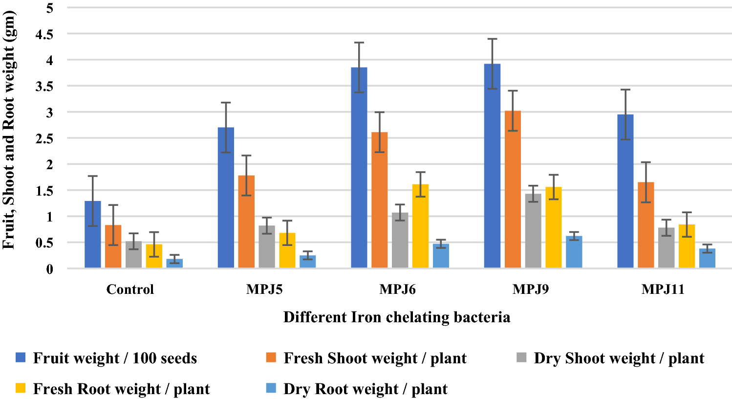 Iron biofortification in mungbean using siderophore producing plant ...