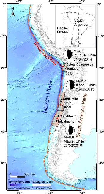 Tsunami Characteristics Along the Peru–Chile Trench: Analysis of the ...