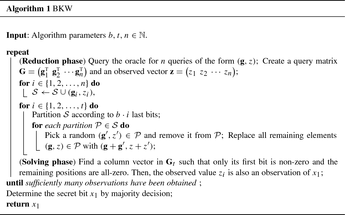 Solving LPN Using Covering Codes | SpringerLink