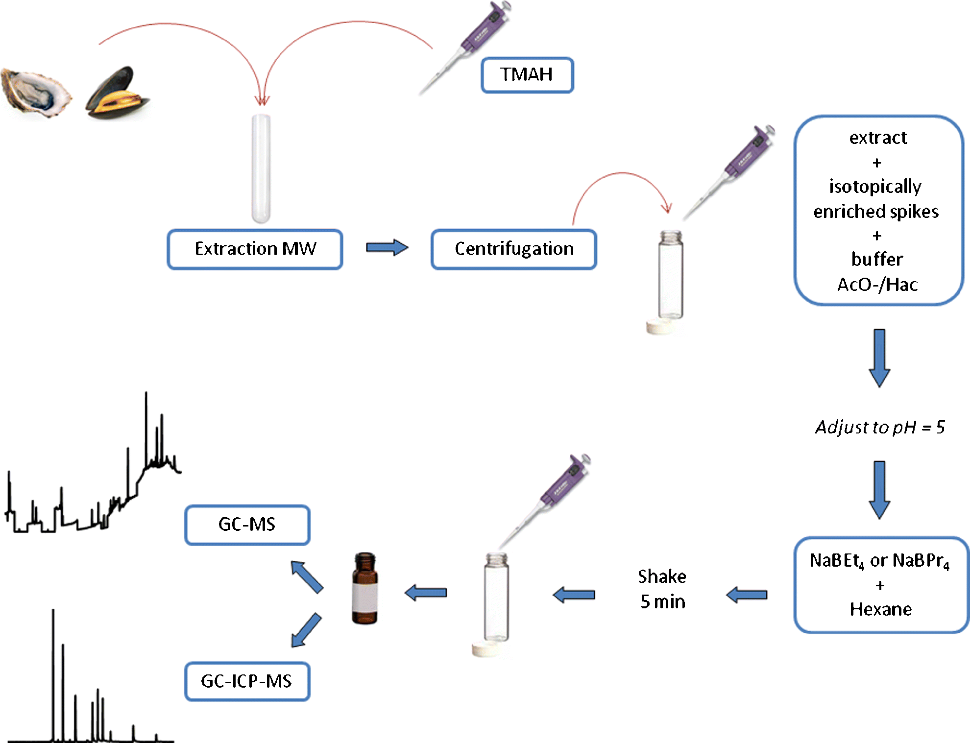 Comparison between GC–MS and GC–ICPMS using isotope dilution for the ...
