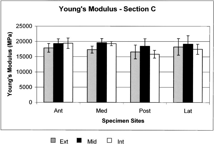 The Longitudinal Young’s Modulus of Cortical Bone in the Midshaft of ...
