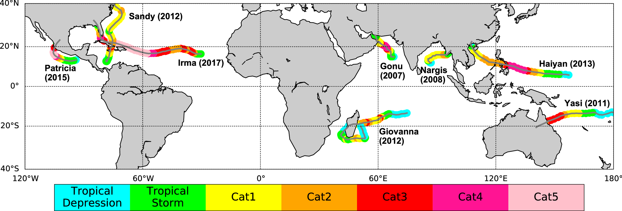 Global modeling of tropical cyclone storm surges using high-resolution ...