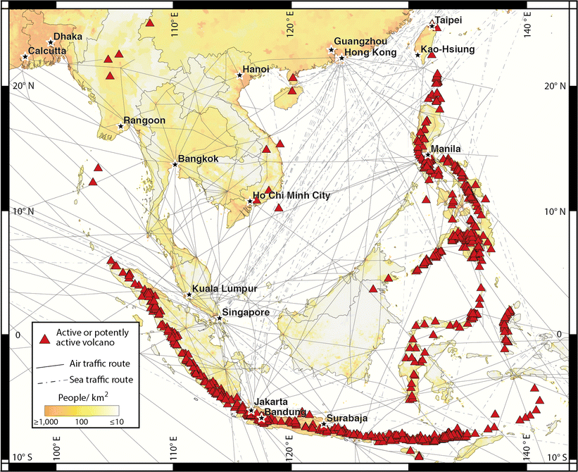 The frequency of explosive volcanic eruptions in Southeast Asia ...