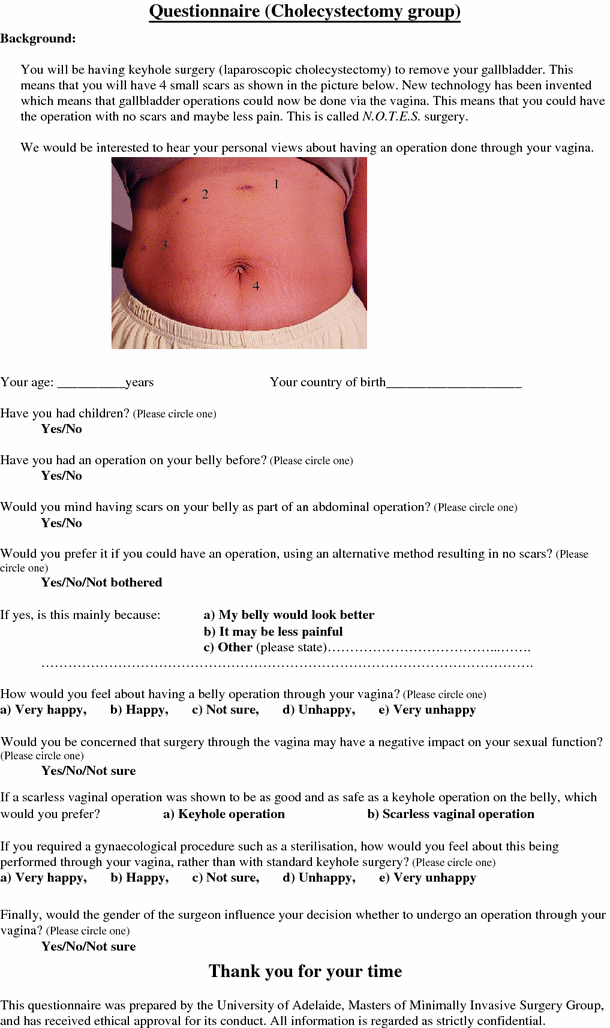 Transvaginal natural orifice translumenal endoscopic surgery (NOTES): a ...