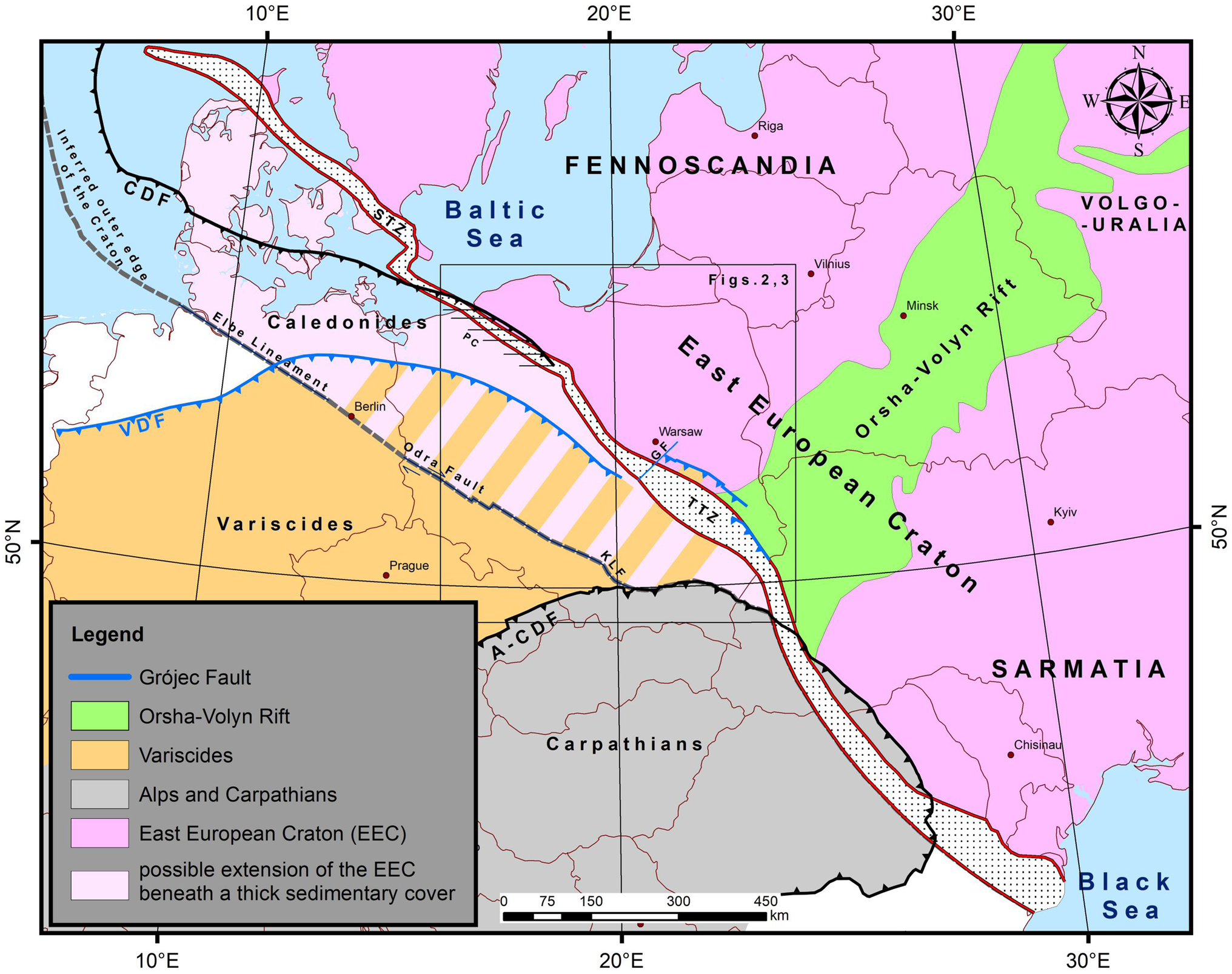 Depth-to-basement for the East European Craton and Teisseyre-Tornquist ...