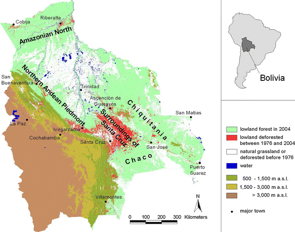 Proximate causes of deforestation in the Bolivian lowlands: an analysis ...