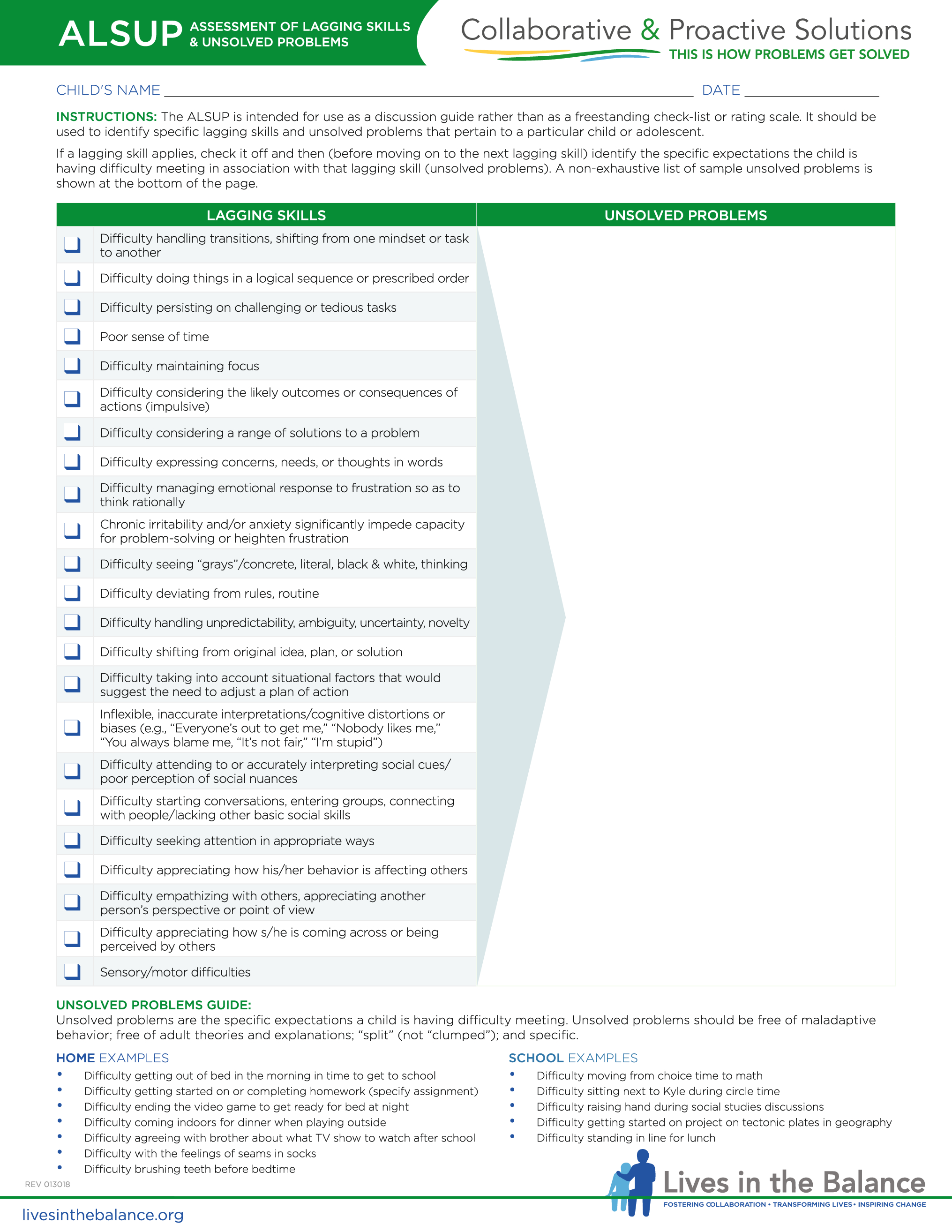 Collaborative & Proactive Solutions (CPS): A Review of Research Findings in Families, Schools ...