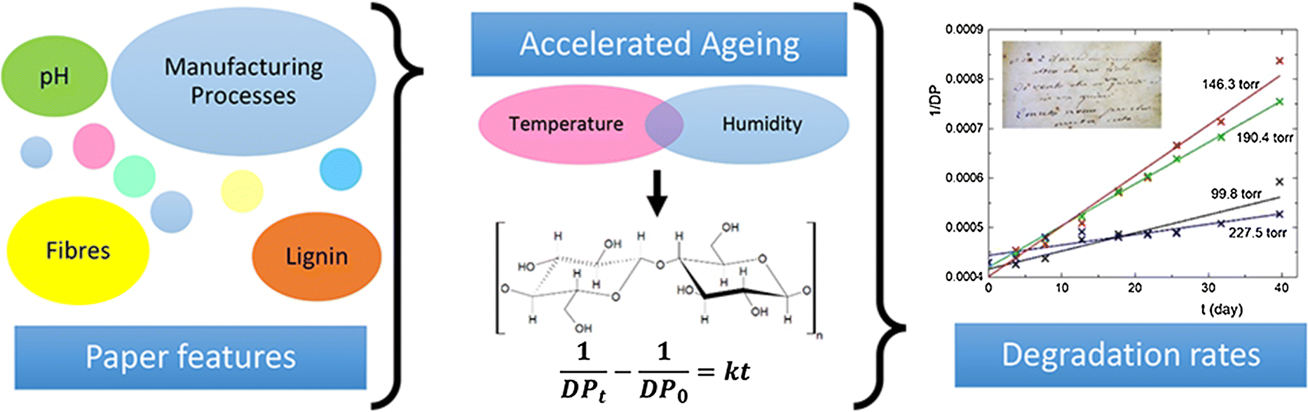 Kinetics of degradation of non-recycled and recycled contemporary paper ...
