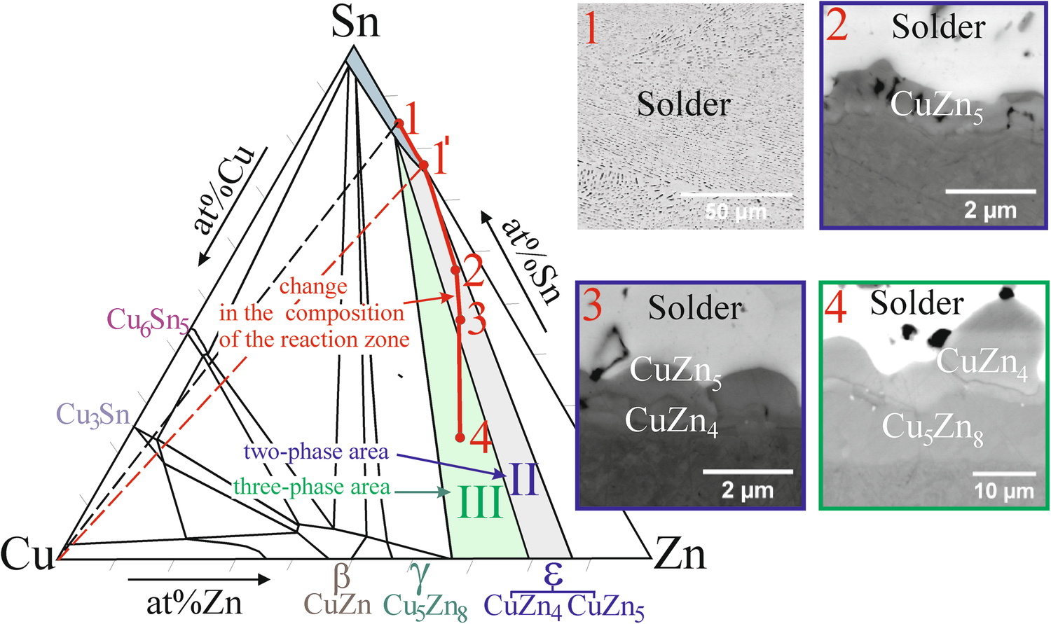 Early stages of wetting of copper by Sn–Zn eutectic alloy | SpringerLink