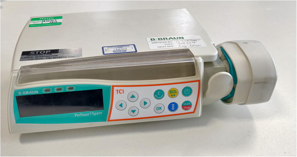 A Prototype Patient-Maintained Propofol Sedation System Using Target ...
