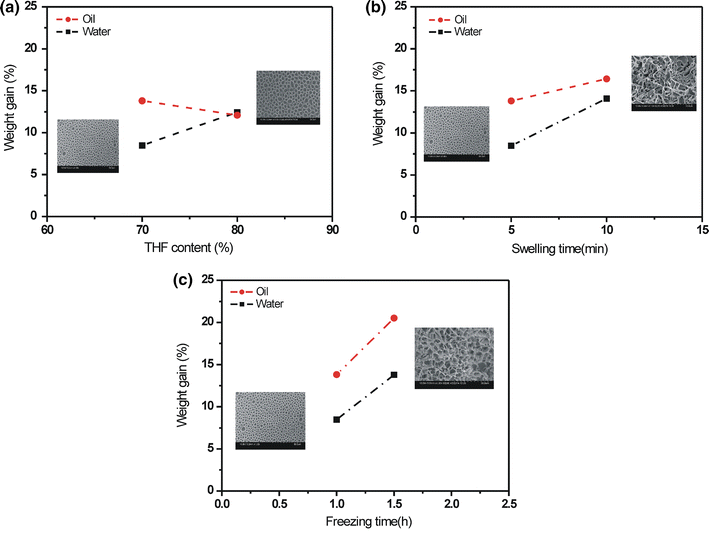 Structuring of polystyrene surface via swelling–freezing drying in a ...