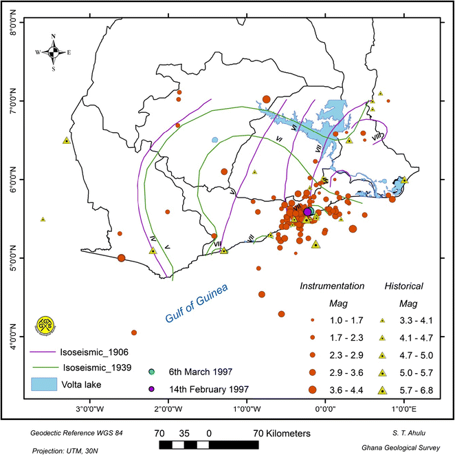 Probabilistic seismic hazard assessment of southern part of Ghana ...