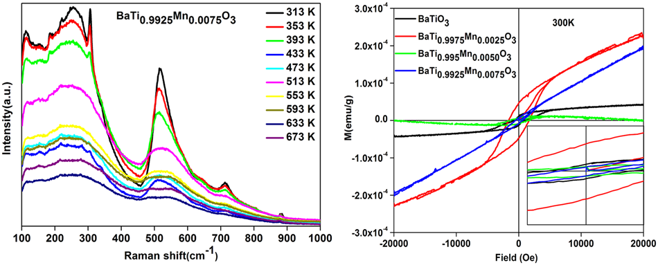 Investigations on the phase transition of Mn-doped BaTiO3 ...