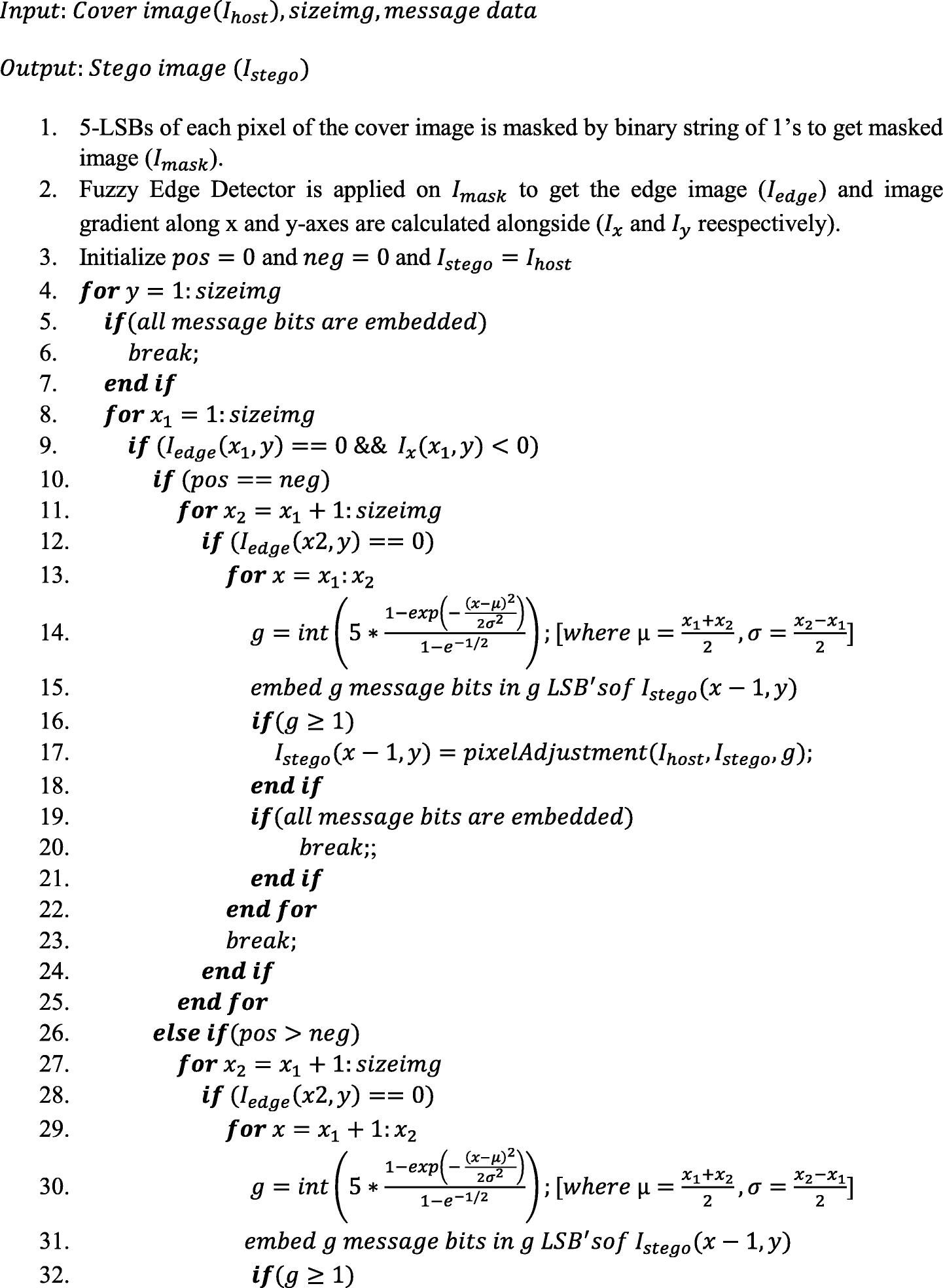 Fuzzy edge detection based steganography using modified Gaussian distribution | SpringerLink