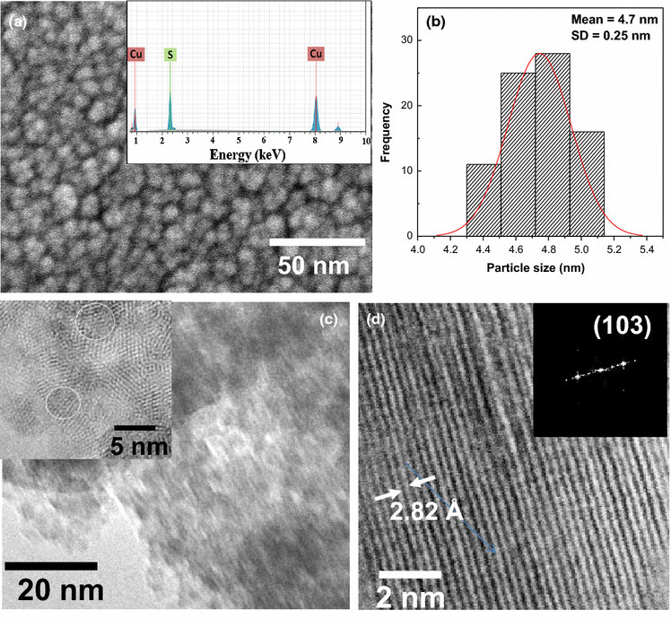 Synthesis of CuS nanoparticles by a wet chemical route and their ...