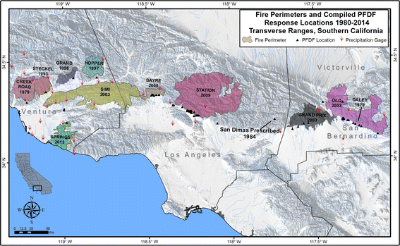 Synoptic conditions associated with cool season post-fire debris flows ...