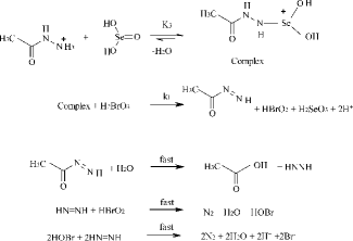 Selenium dioxide catalysed oxidation of acetic acid hydrazide by ...