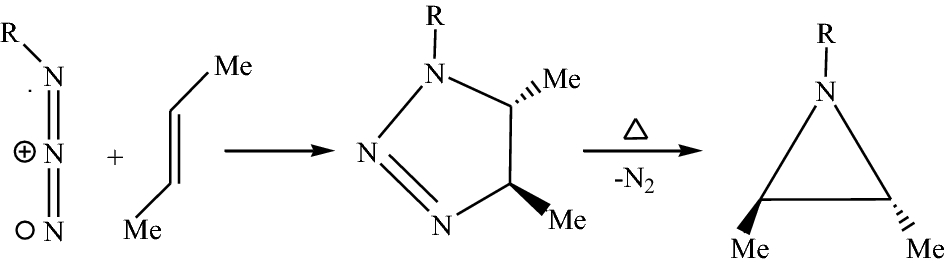 Uncatalyzed gas phase aziridination of alkenes by organic azides. Part ...