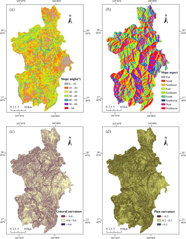 A comparative study on the landslide susceptibility mapping using evidential belief function and ...