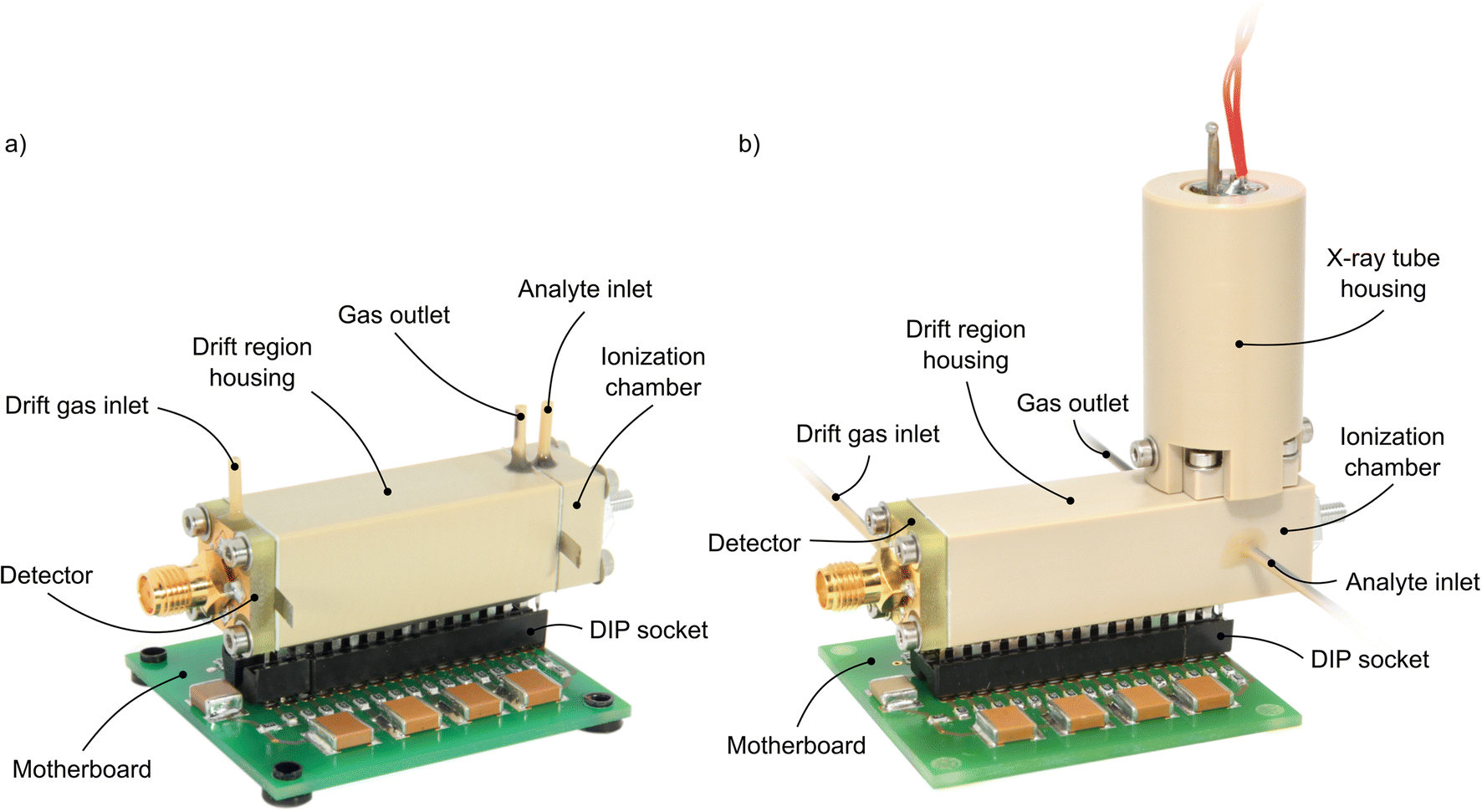 Miniaturized high-performance drift tube ion mobility spectrometer ...