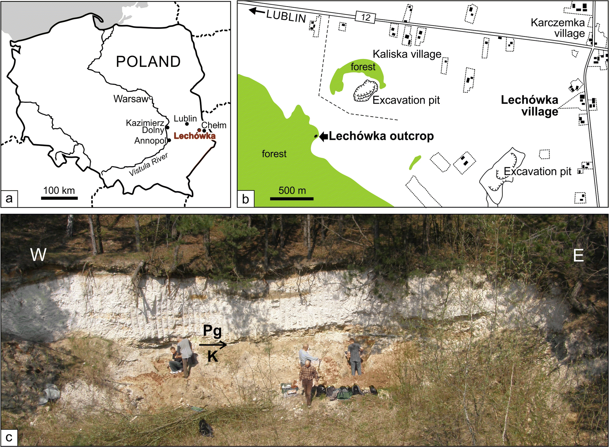 The Cretaceous-Paleogene (K-Pg) Boundary Site at Lechówka—a New Point ...